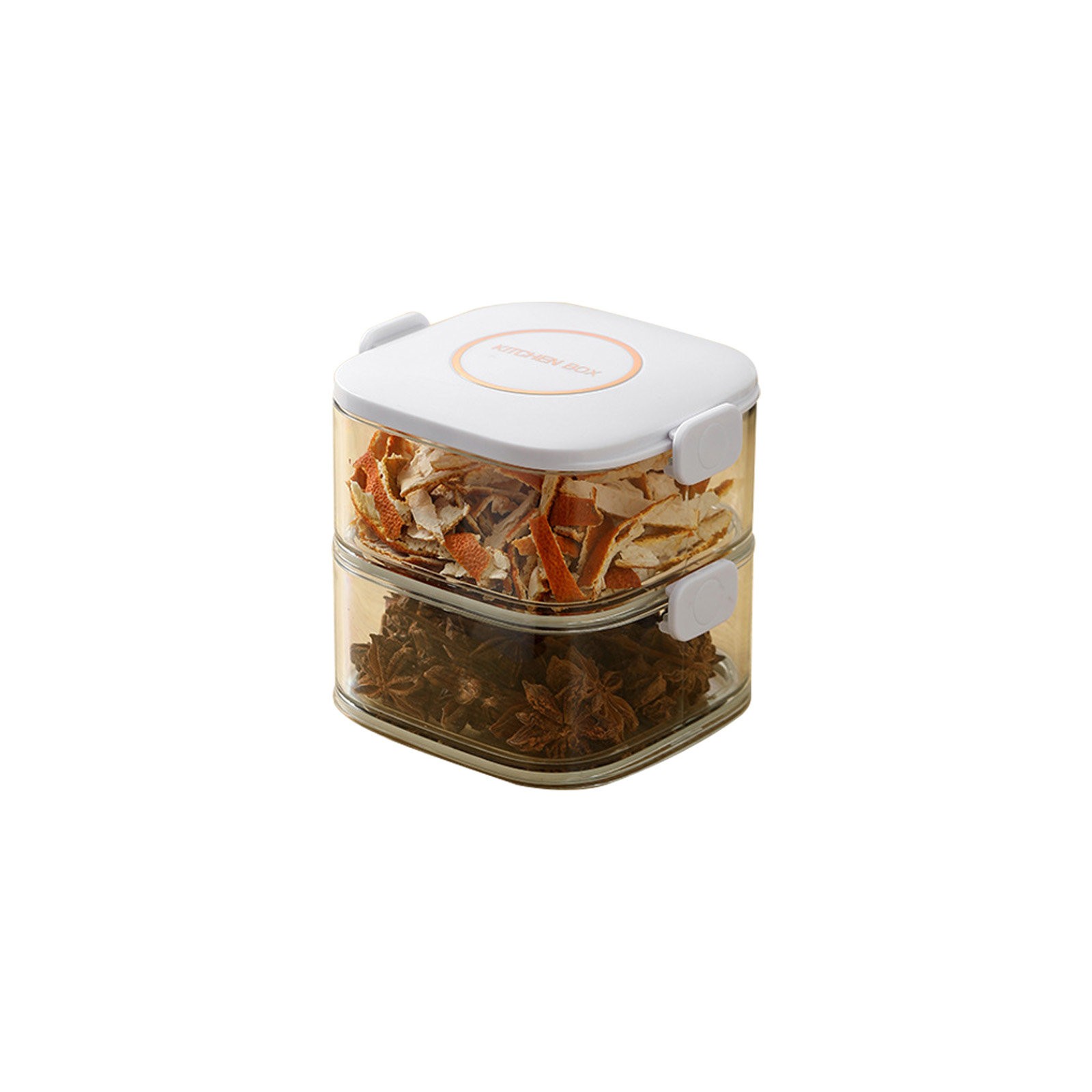 Modular Condiment Rack with Sealed Jars - 12-Pod Spice Organization ...